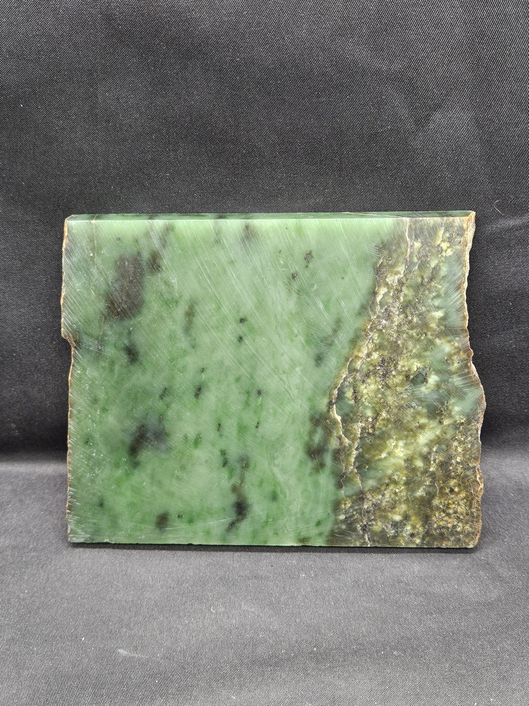 Siberian Green Jade Slab - Etsy