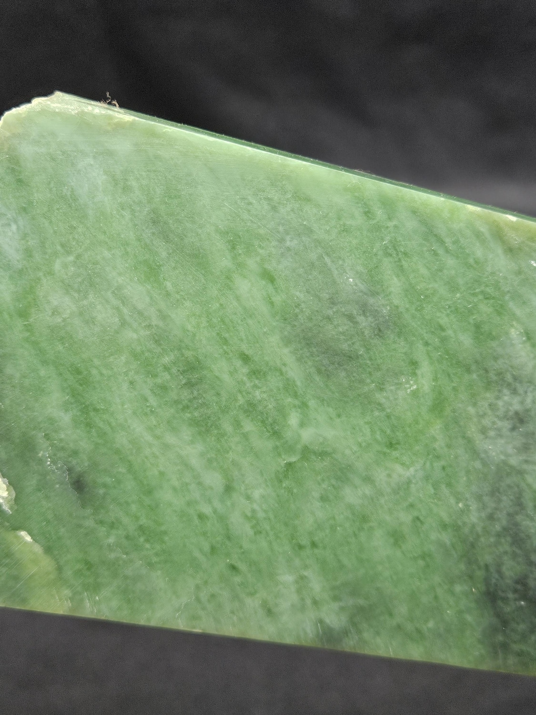 10" Siberian Apple Green Jade Slab - Etsy