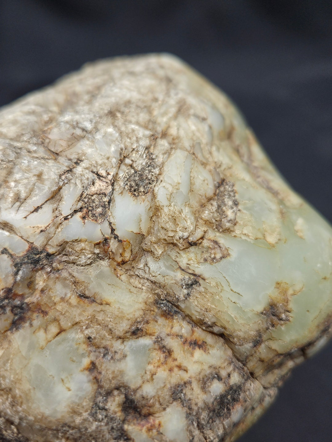 Siberian off White Jade River Cobble - Etsy