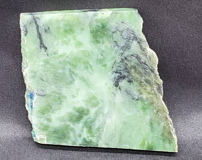 Siberian Apple Green Jade Slab - Etsy