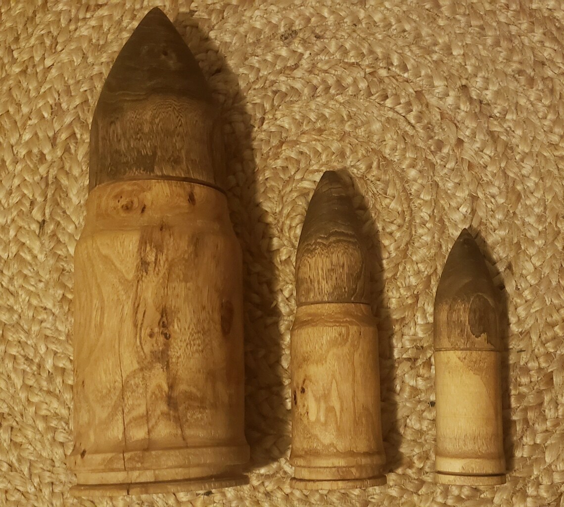 Wooden Bullets / Wood Décor / Farmhouse Décor / Country / | Etsy