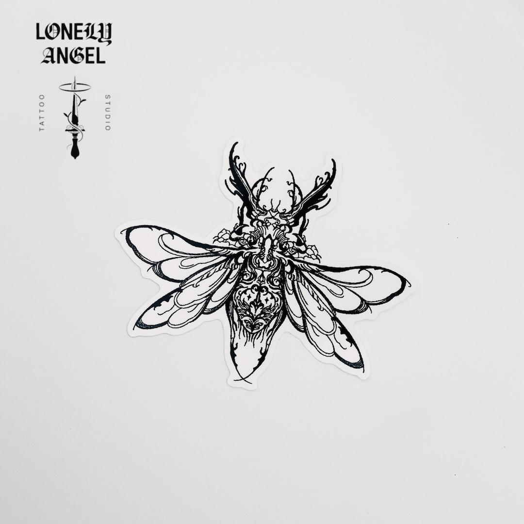 Gothic Beetle Temporary Tattoo | Gothic Art | Temporary Tattoos ...