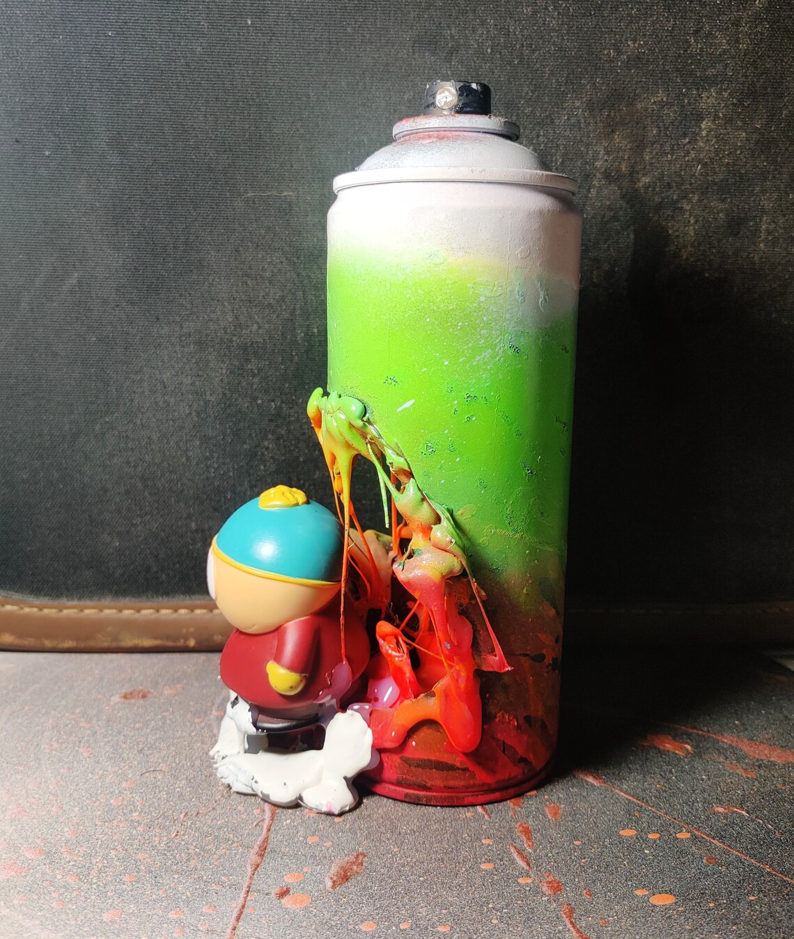 Eric Cartman Action Figure, South Park Original Art Spray Can - Etsy