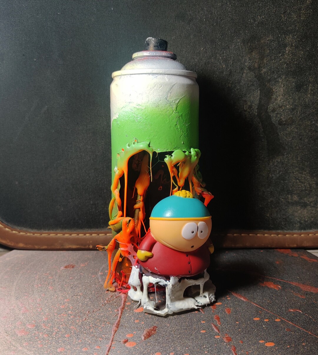 Eric Cartman Action Figure, South Park Original Art Spray Can - Etsy