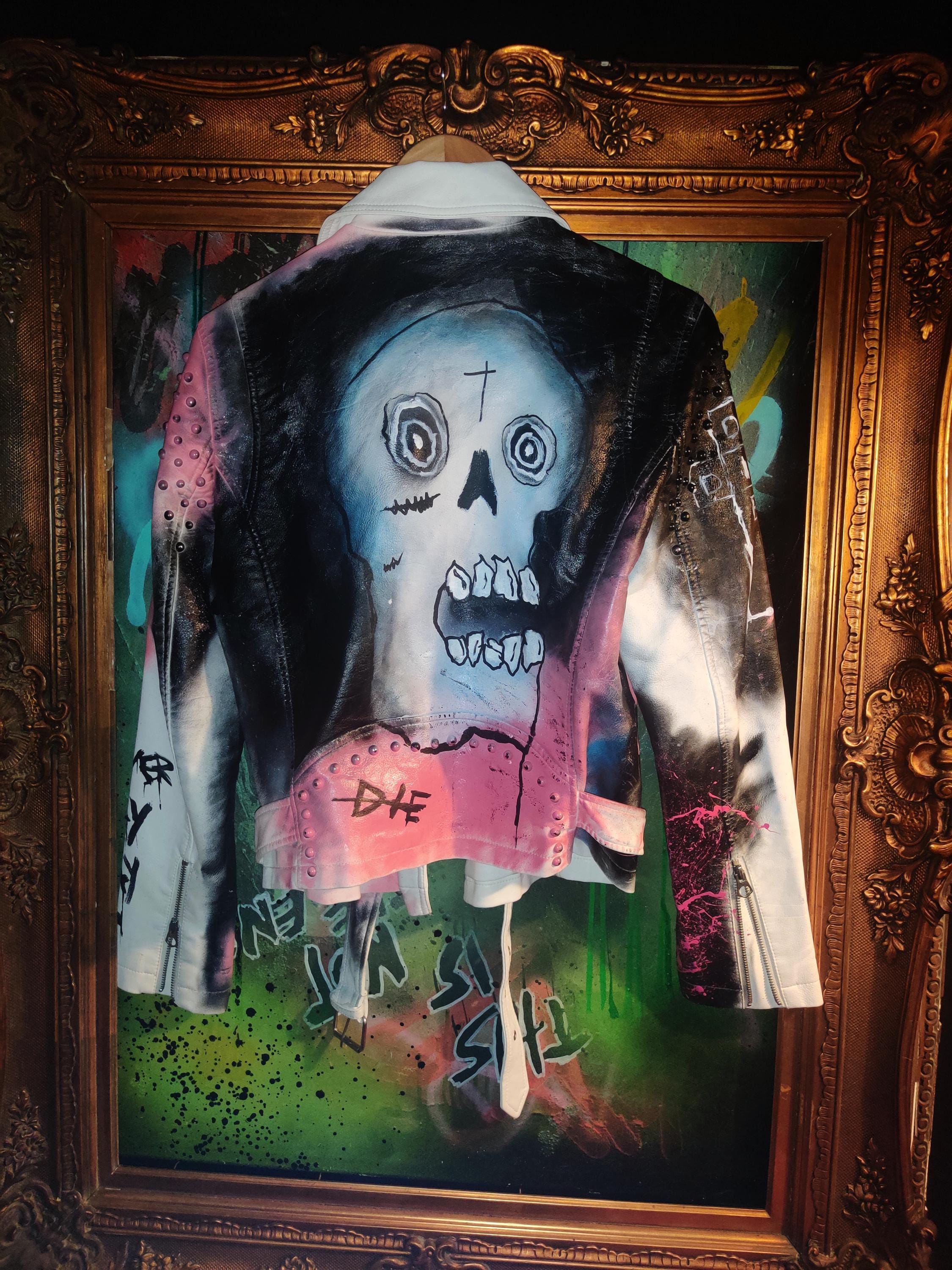 Lil Peep Jacket Never Say Die - Etsy Lil Peep Jacket Never Say Die - Etsy