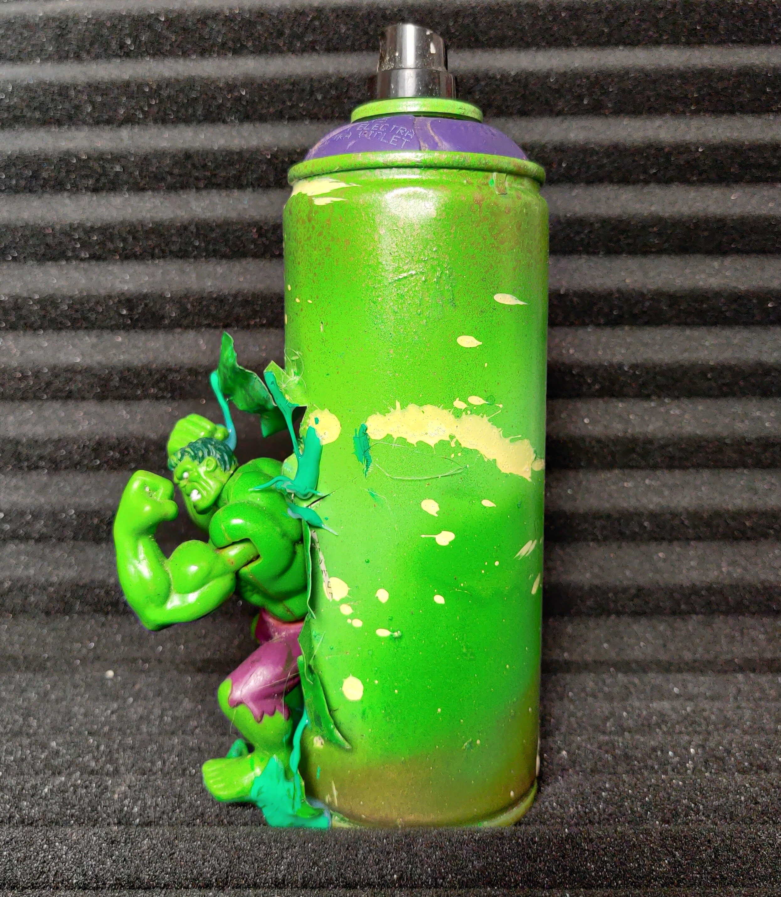 Hulk Action Figure, Original Art Spray Can - Etsy