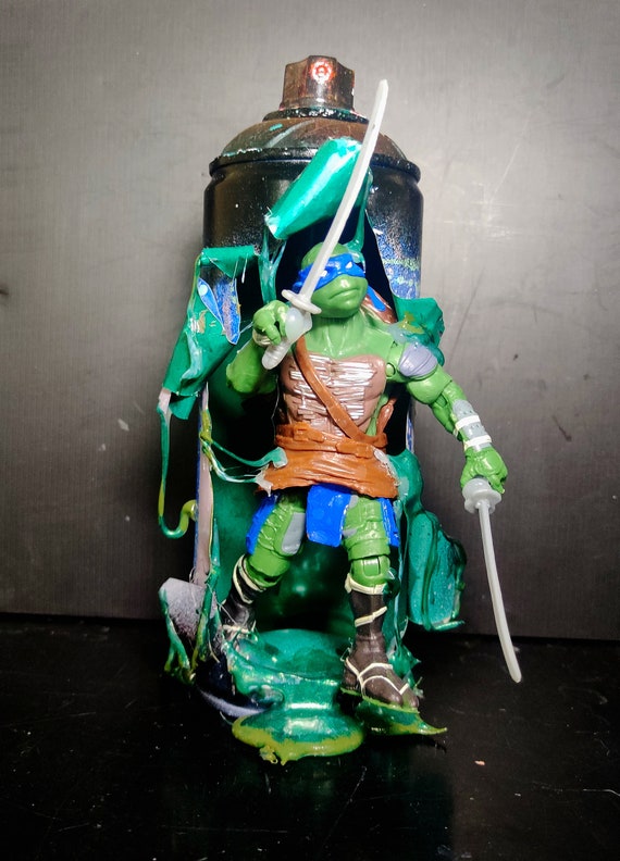 Ninja Turtles Action Figure From the Movie Original Art Spray - Etsy