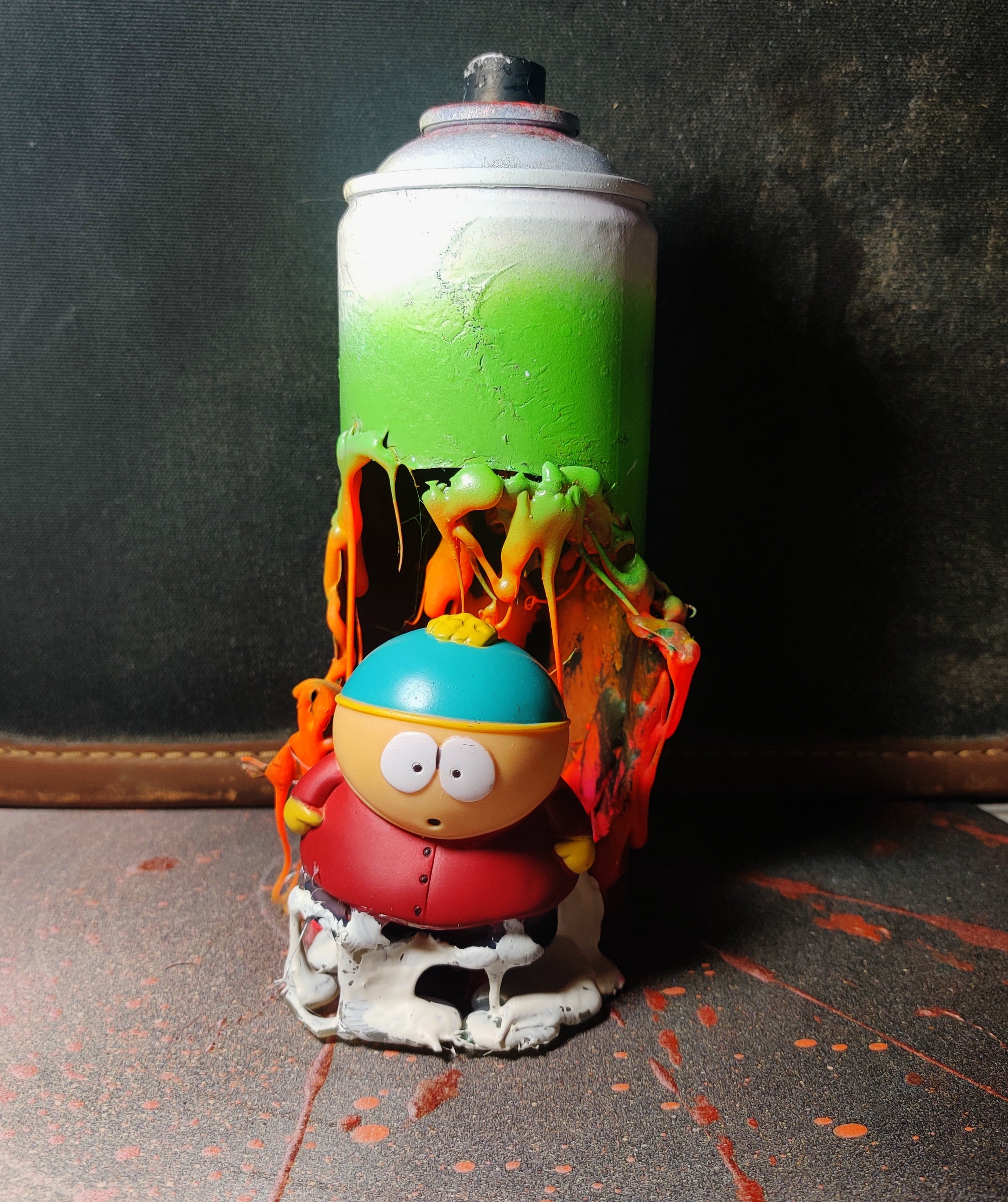 Eric Cartman Action Figure, South Park Original Art Spray Can - Etsy
