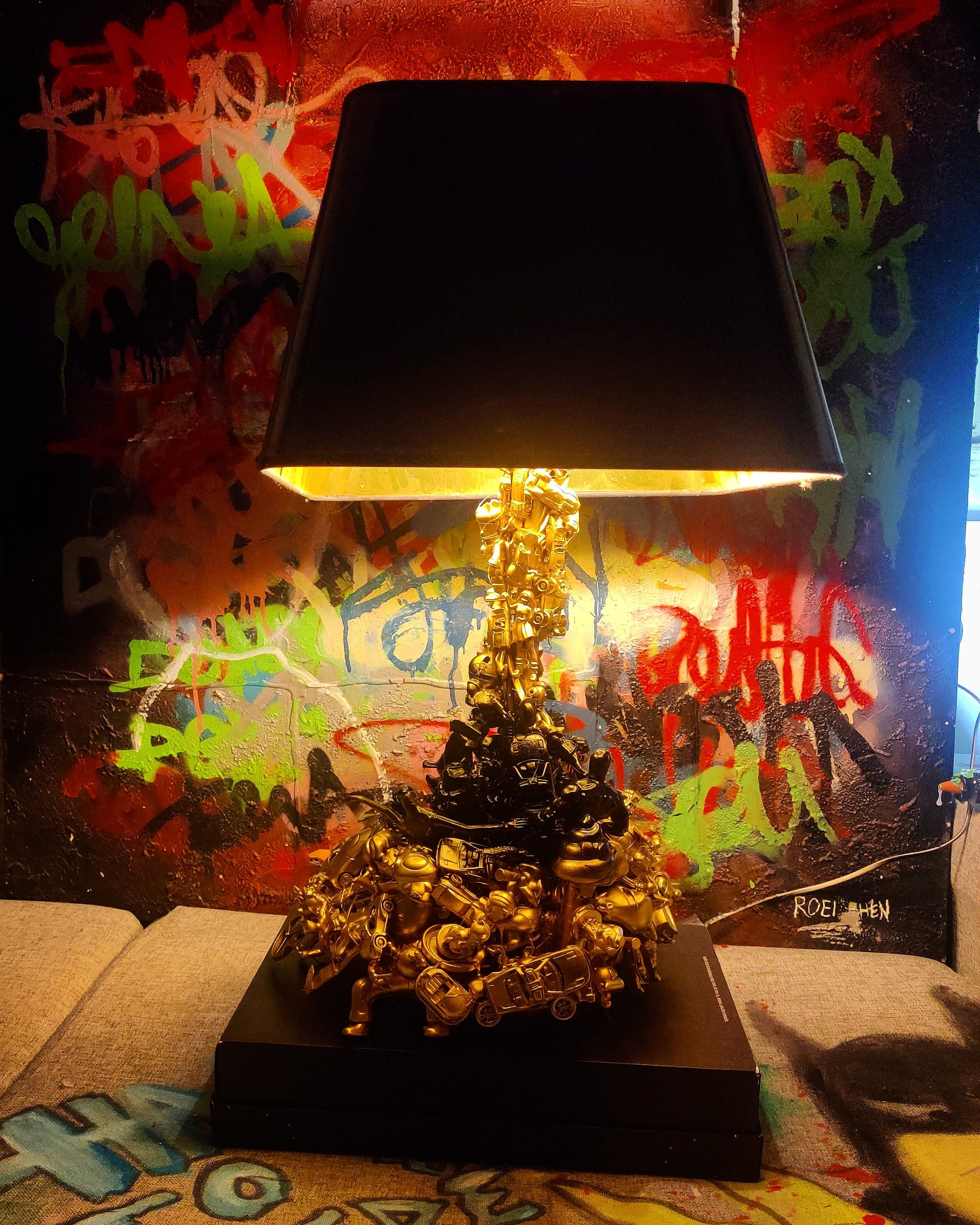 Graffiti Lampshade Surface