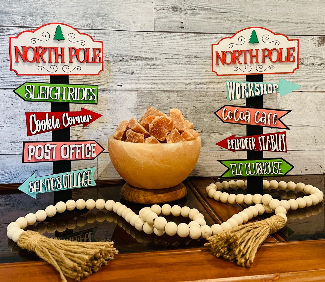 North Pole Signs - Etsy
