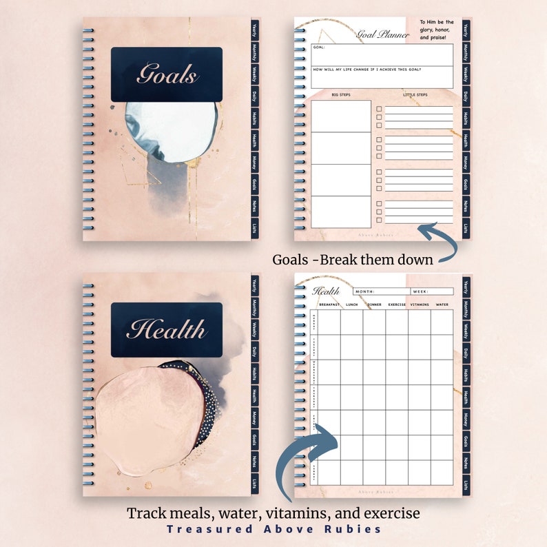 Abstract Proverbs 31 Digital Planner, iPad Planner, Goodnotes Planner ...
