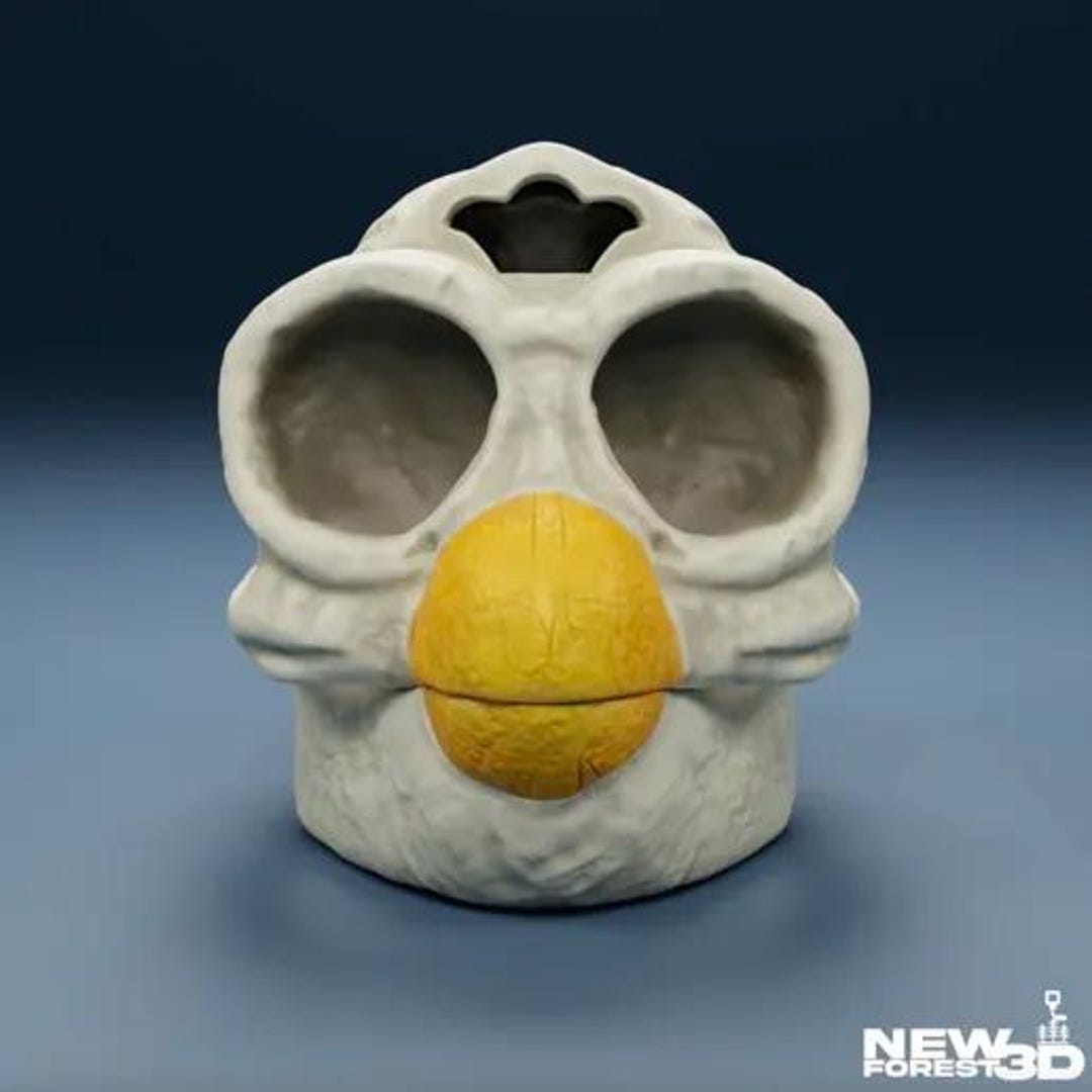 Furby Skull STL 3D Model, Mythical Creature Bust (digital Download) - Etsy