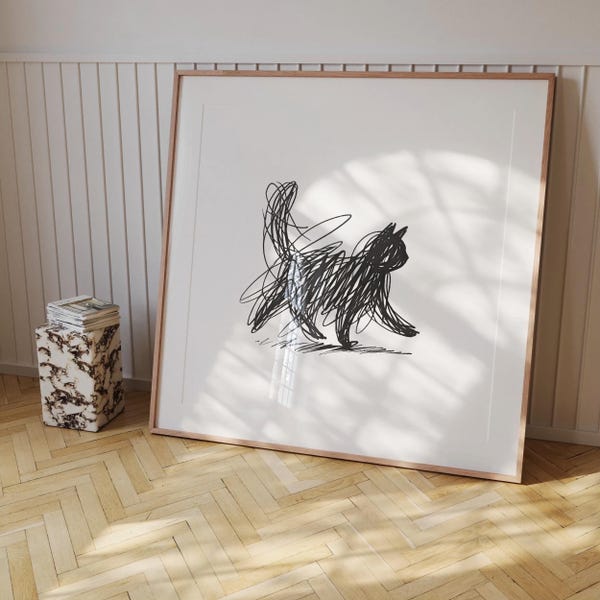 Scribble Drawing - Etsy