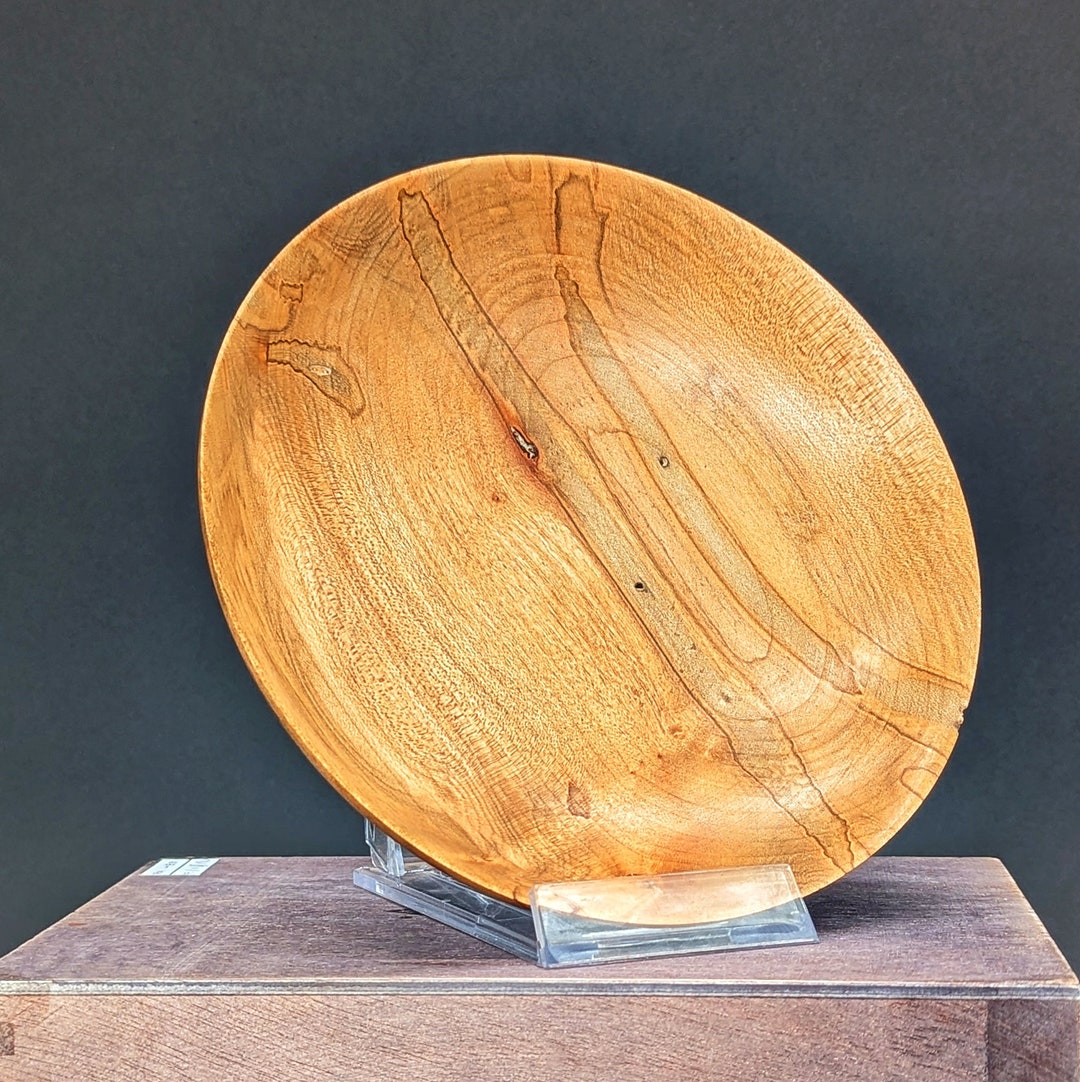 Handmade Turned Spalted Ambrosia Maple Bowl - Etsy