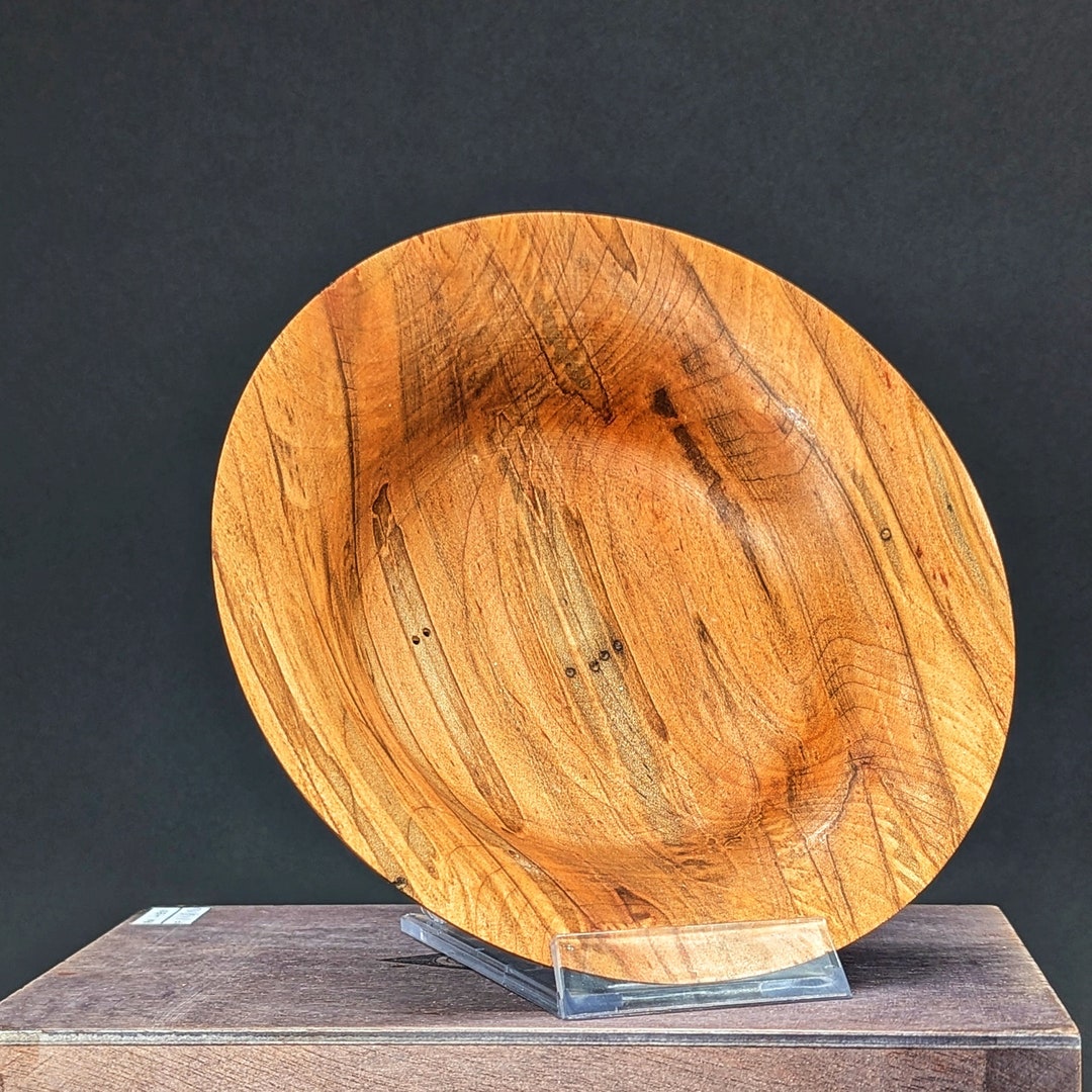 Handmade Turned Spalted Ambrosia Maple Bowl - Etsy