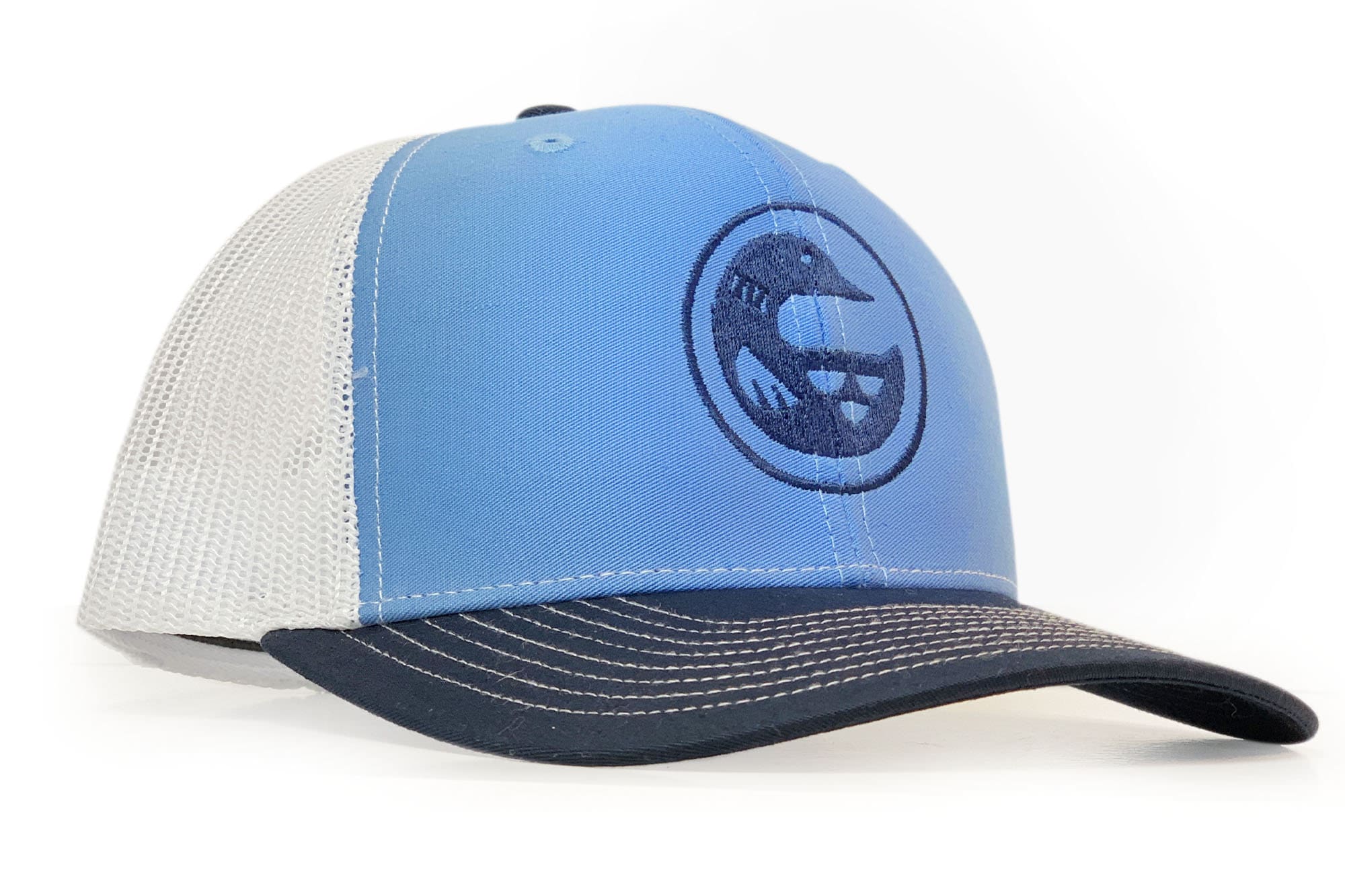 Loon Snapback Trucker Hat Red Rambler Hat Co. Simple | Etsy