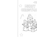 Christmas Cards to Color Printable Christmas Card to Color Color Your ...