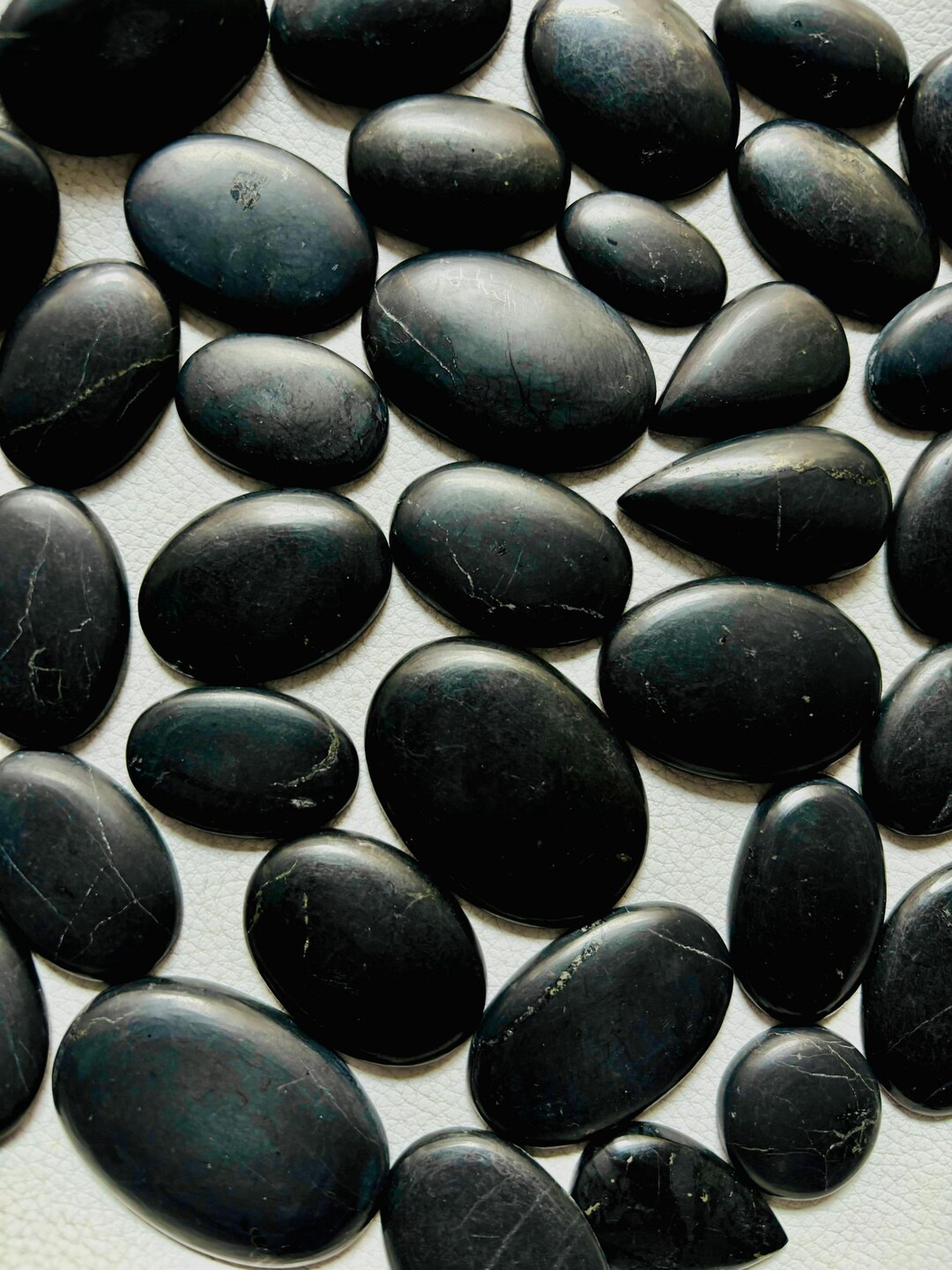 Amazing Shungite Cabochon Lot- Gemstone Cabochon Making Jewelry ...