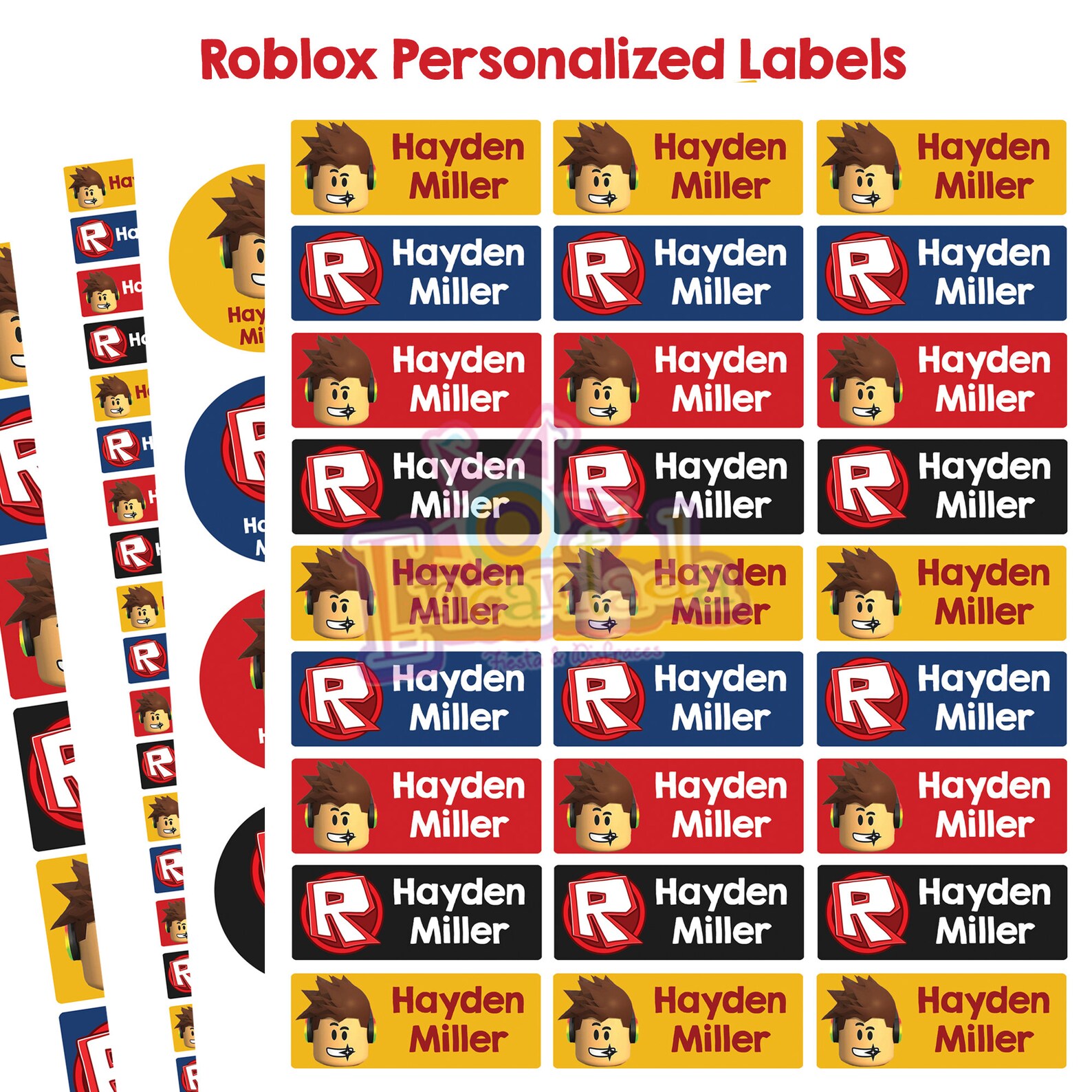 Roblox Custom Labels - Etsy