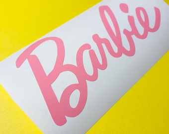 Barbie Wall Decal | Etsy
