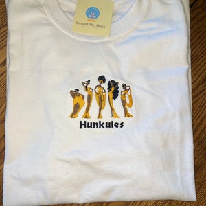 Hercules Muses 'hunkules' Embroidered Crewneck Sweatshirt/t-shirt - Etsy