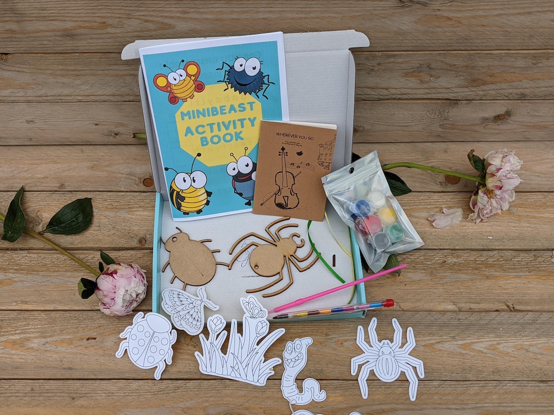 Kinder-Bastel-Set, Kinder-Mal-Kit, Outdoor-Aktivitäts-Kit, Minibeast ...