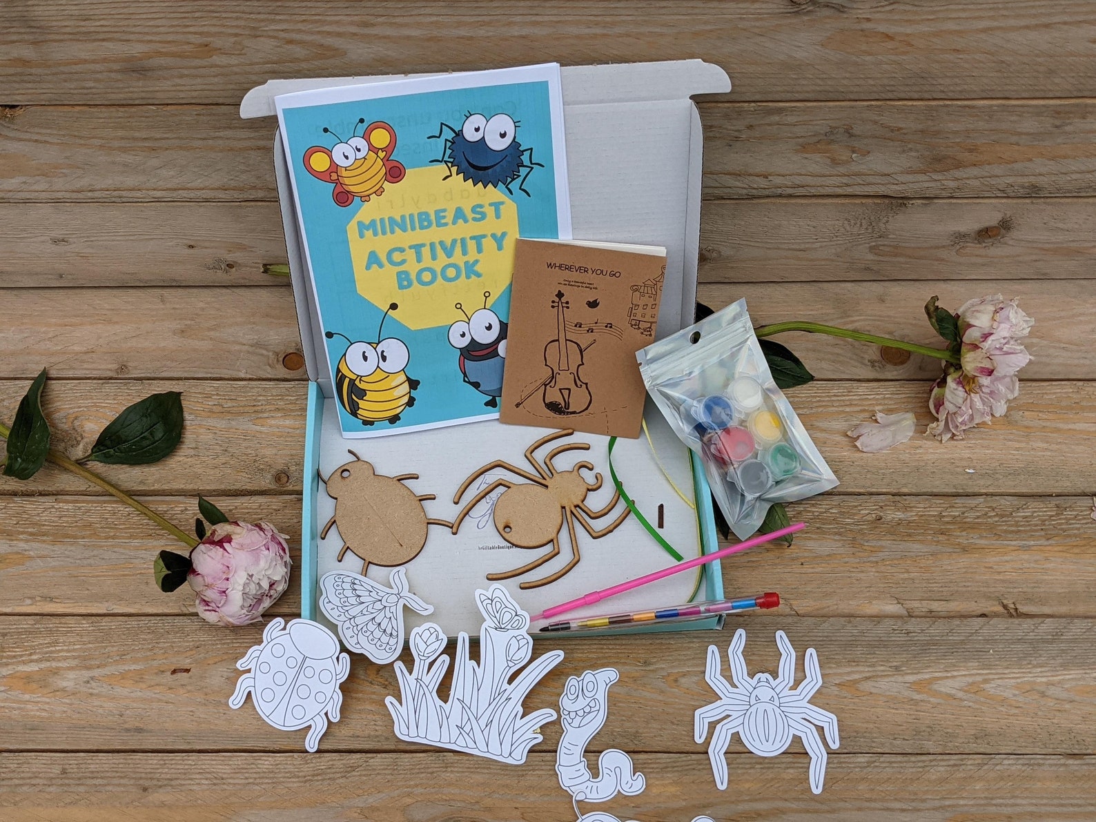 Minibeast Craft Set Children's Activity kids Art and - Etsy 日本