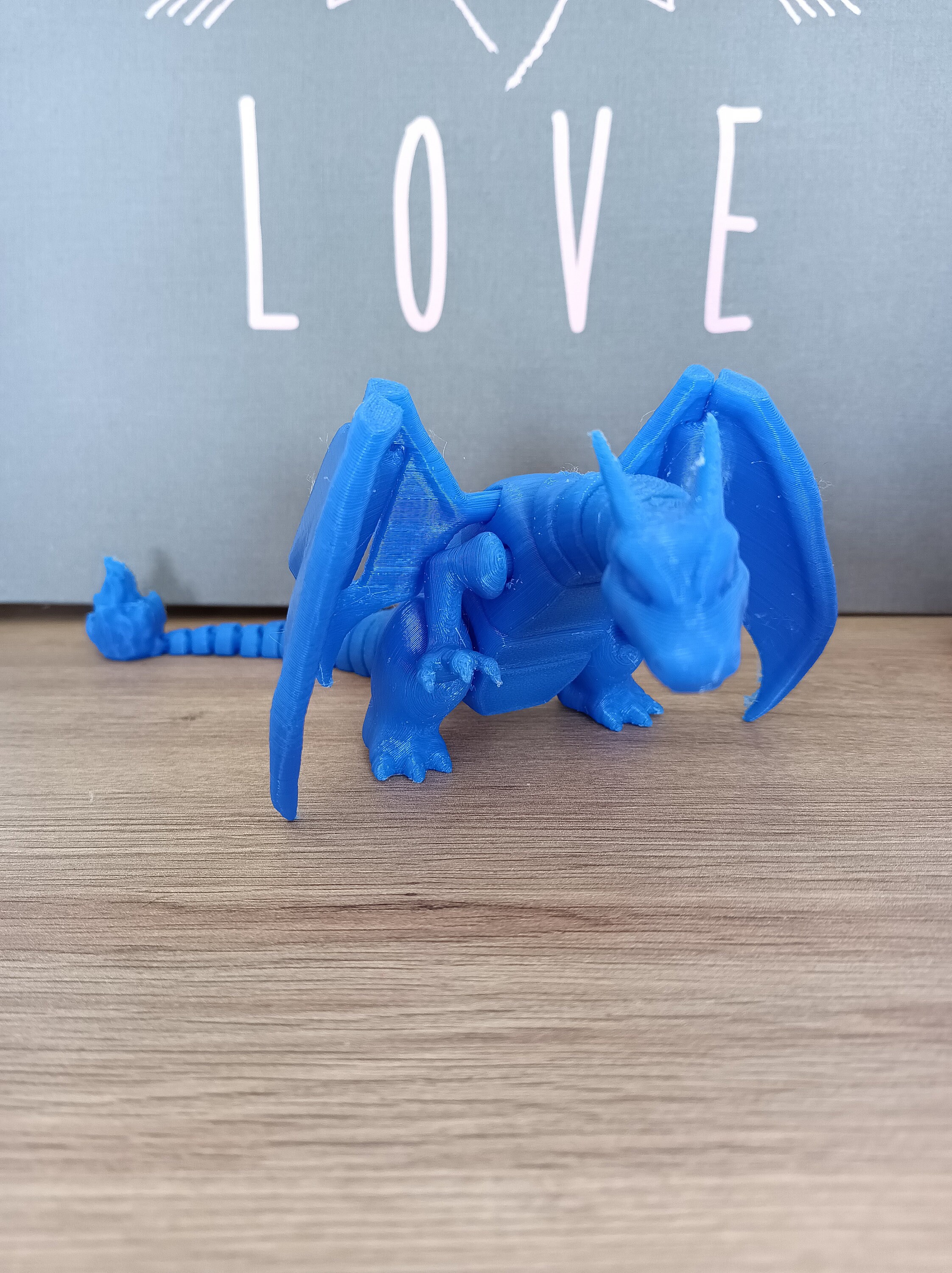 Articulated FLEXI Flexible Charizard 3D Printed Model Medium - Etsy