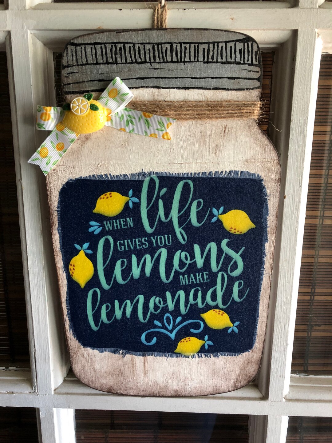 Inspirational Wooden Mason Jar Cut Out Sign / Shelf Sitter - Etsy