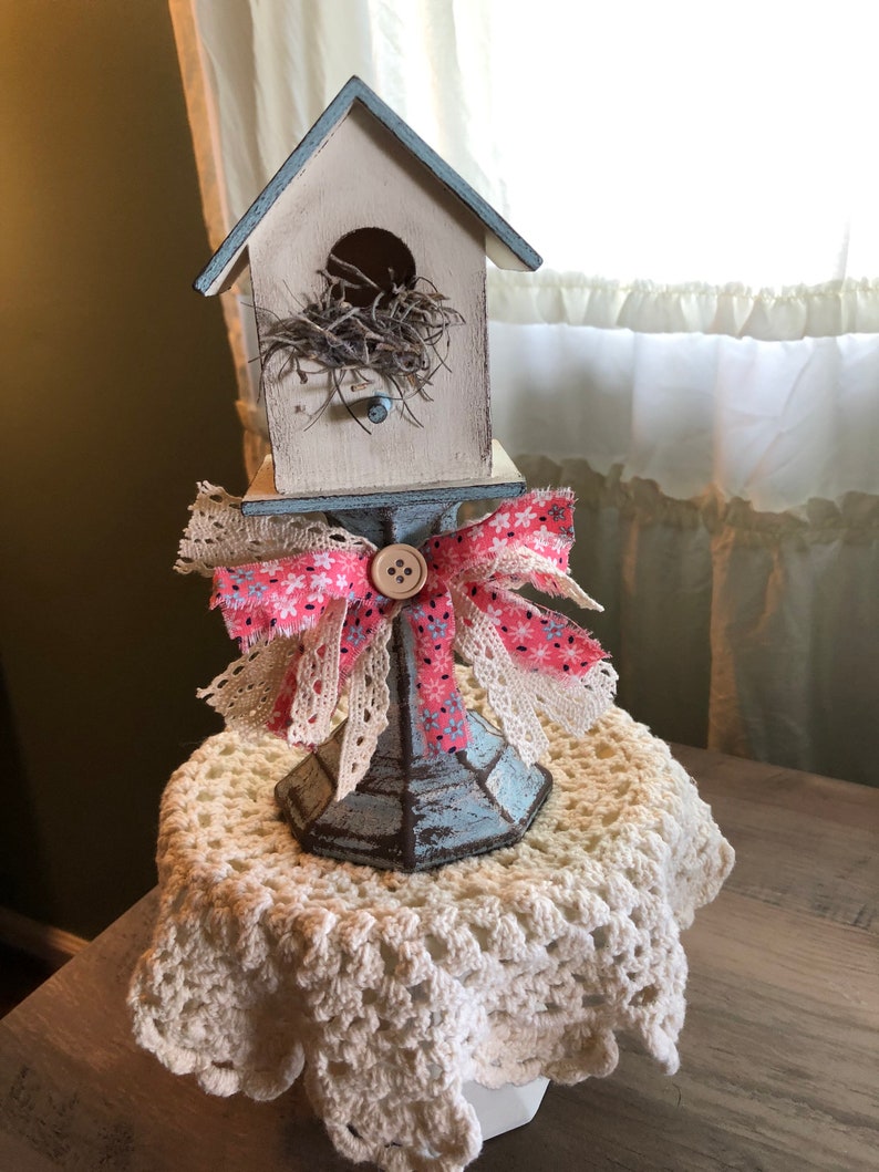 Farmhouse Style Birdhouse - Etsy