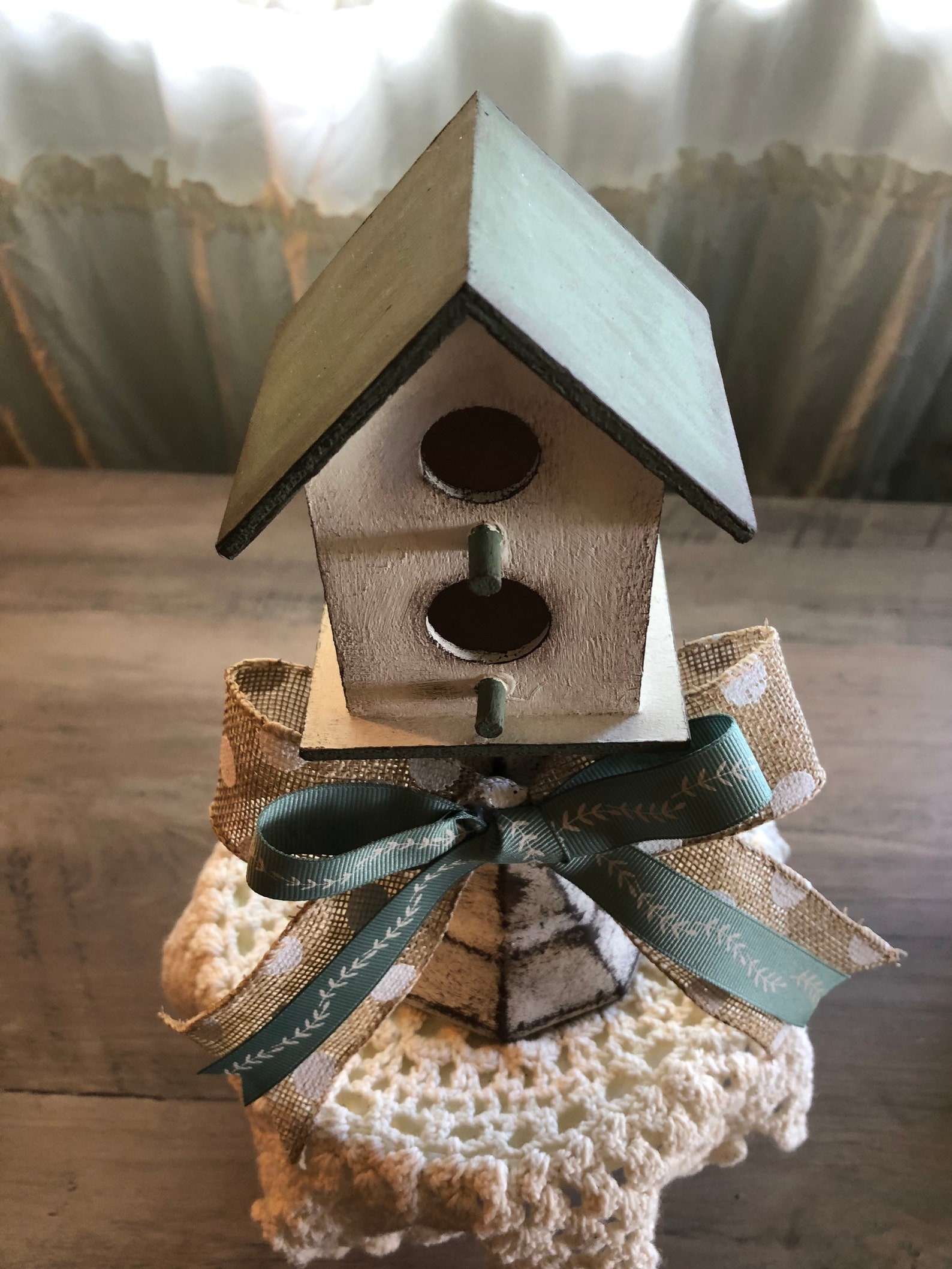 Farmhouse Style Birdhouse - Etsy