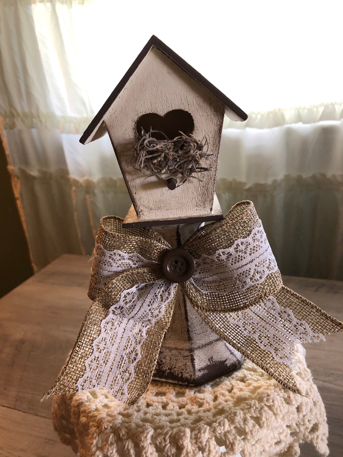 Farmhouse Style Birdhouse - Etsy