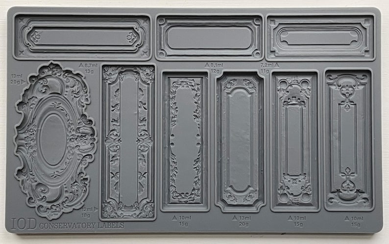 Conservatory Labels IOD Mould™ - Etsy