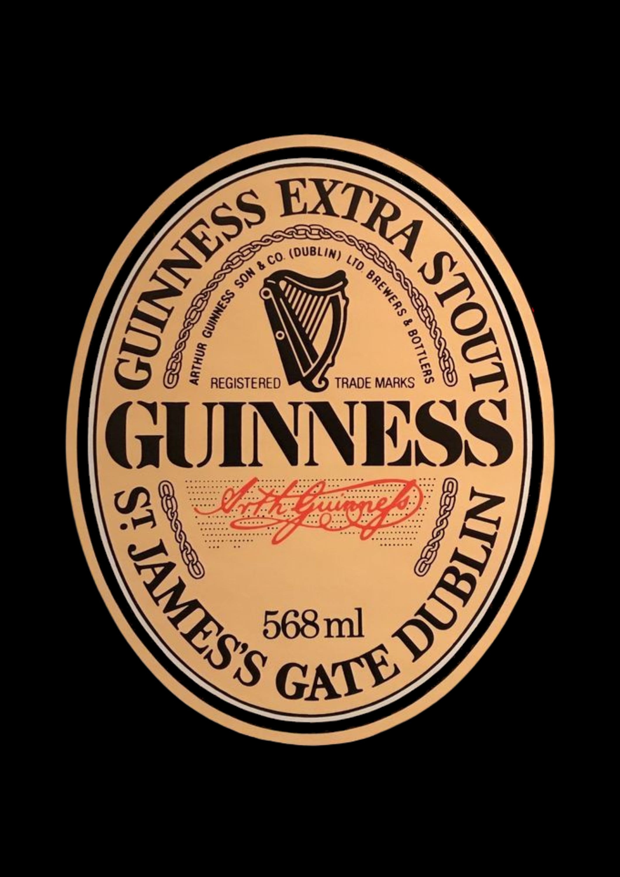 Guinness metal beer sign. 2 different sizes suitable for Pub | Etsy