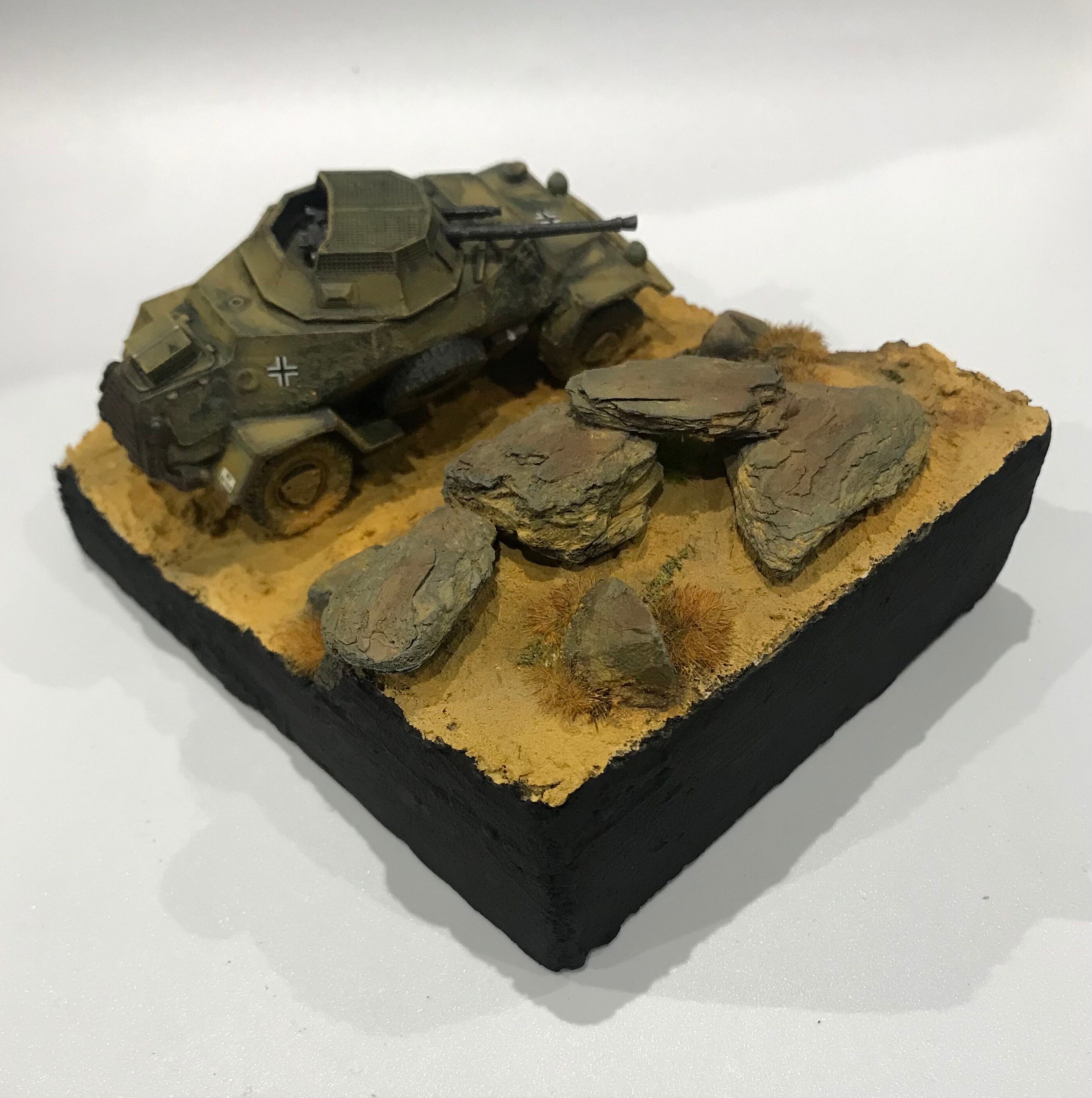 1:72 WW2 German Wehrmacht Sdkfz 222 Scout Car Afrika Korps. - Etsy