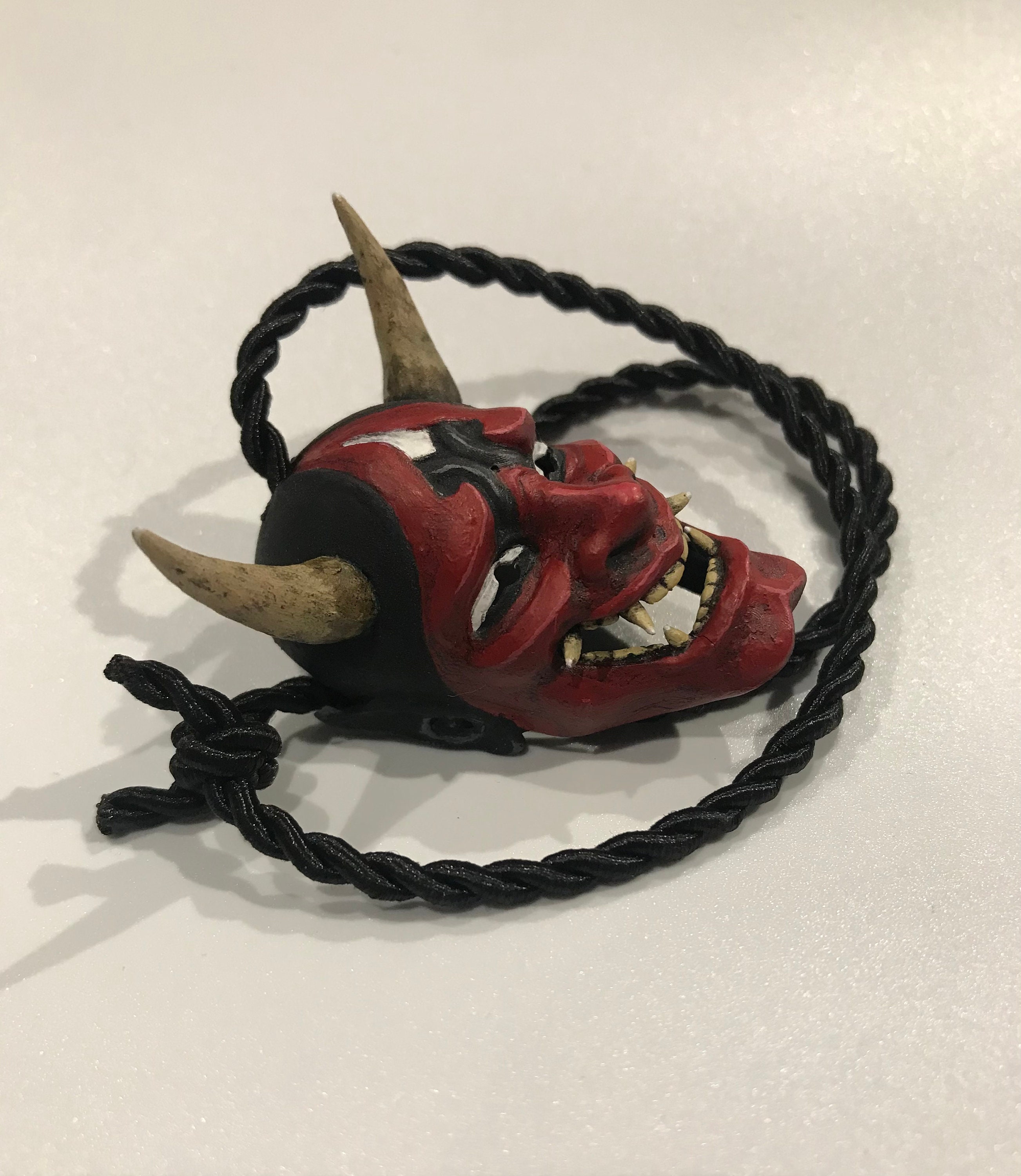 Samurai Oni Mask Car Rear View Mirror Accessory. - Etsy