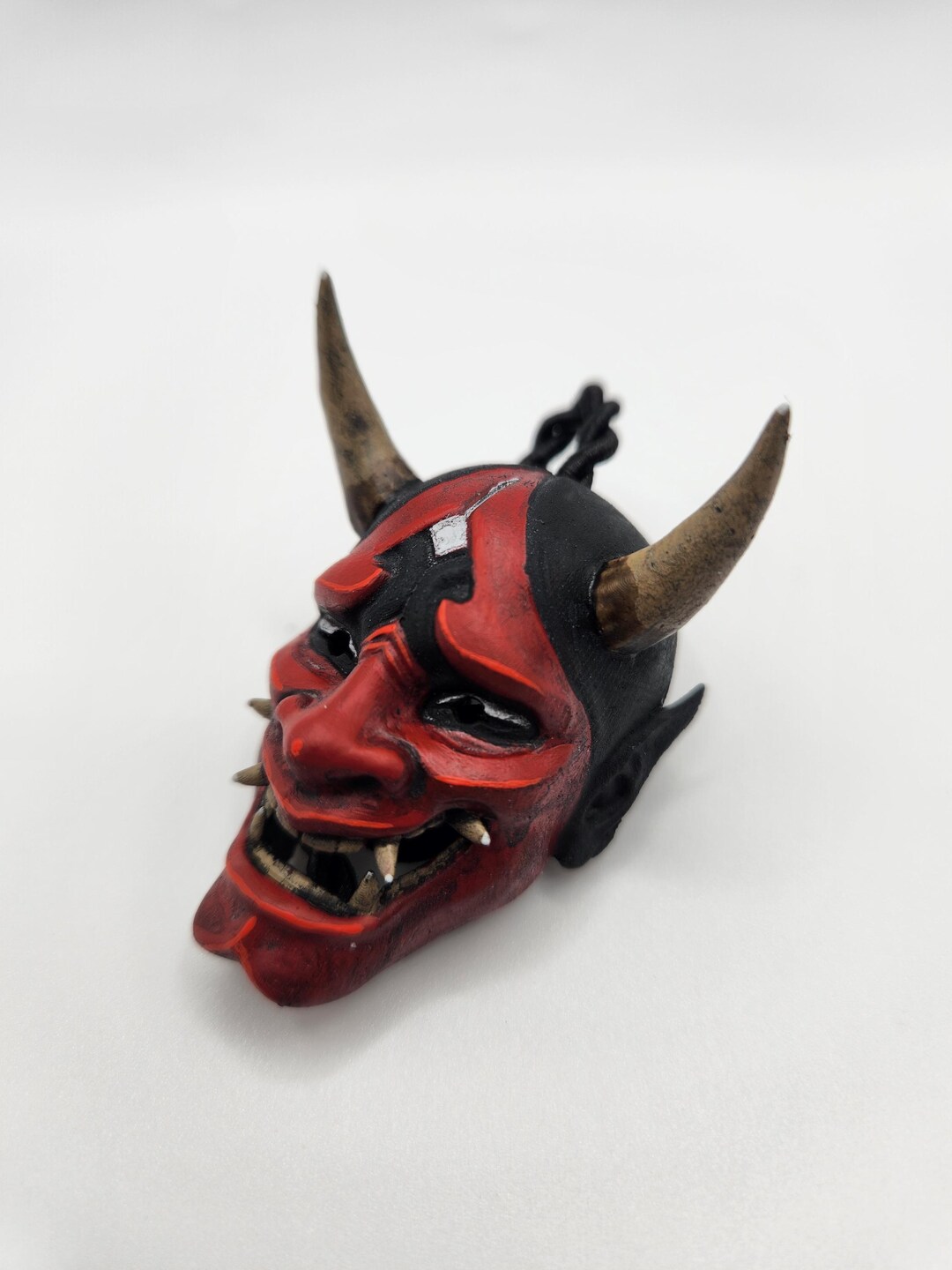 Car Accessory | Samurai Oni Mask | Rear View Mirror - Etsy