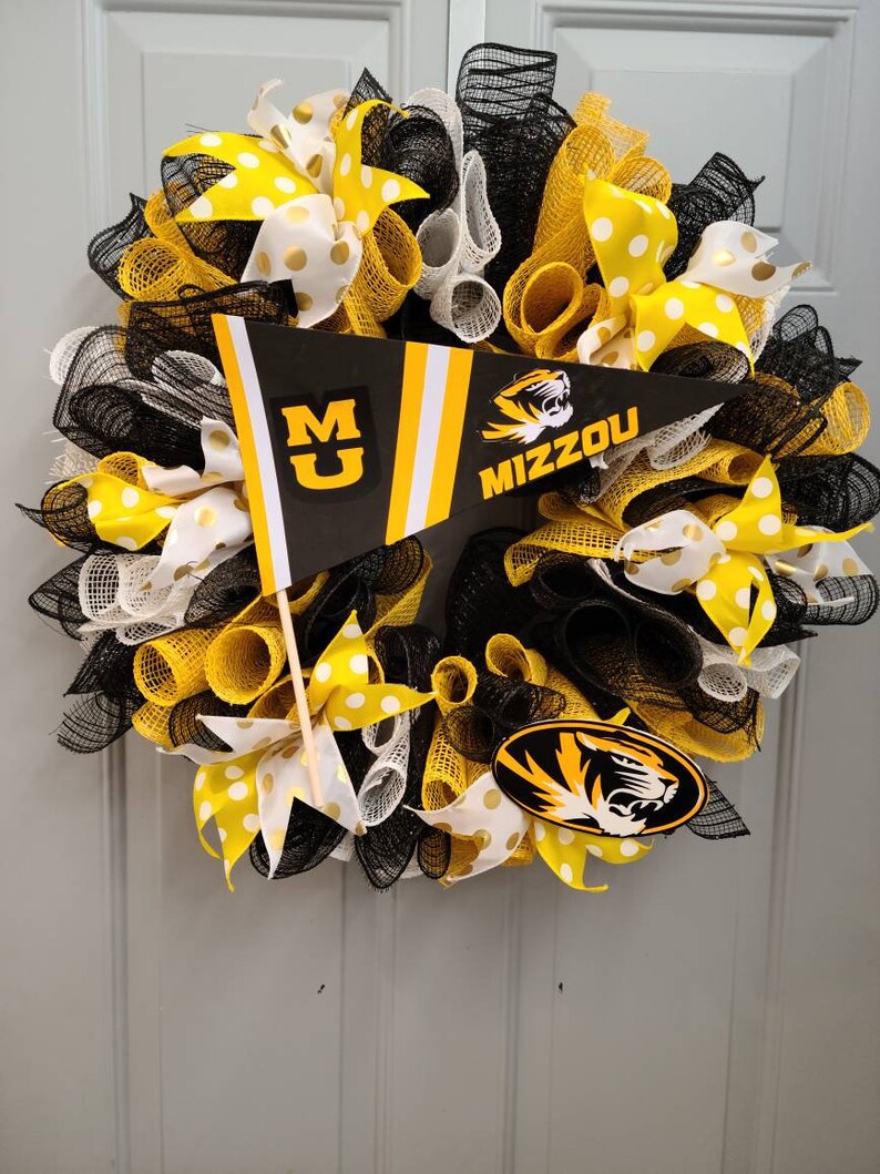 Mizzou Wreath - Etsy
