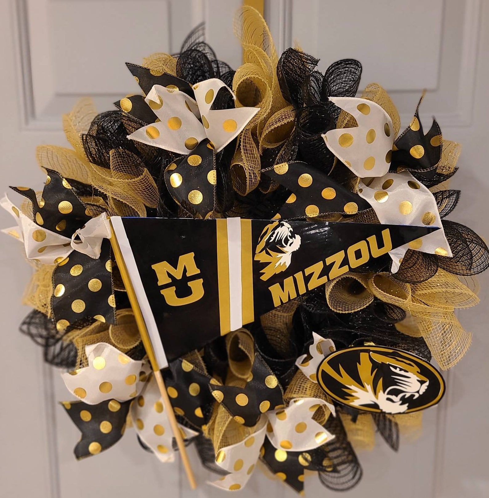 Mizzou Wreath - Etsy