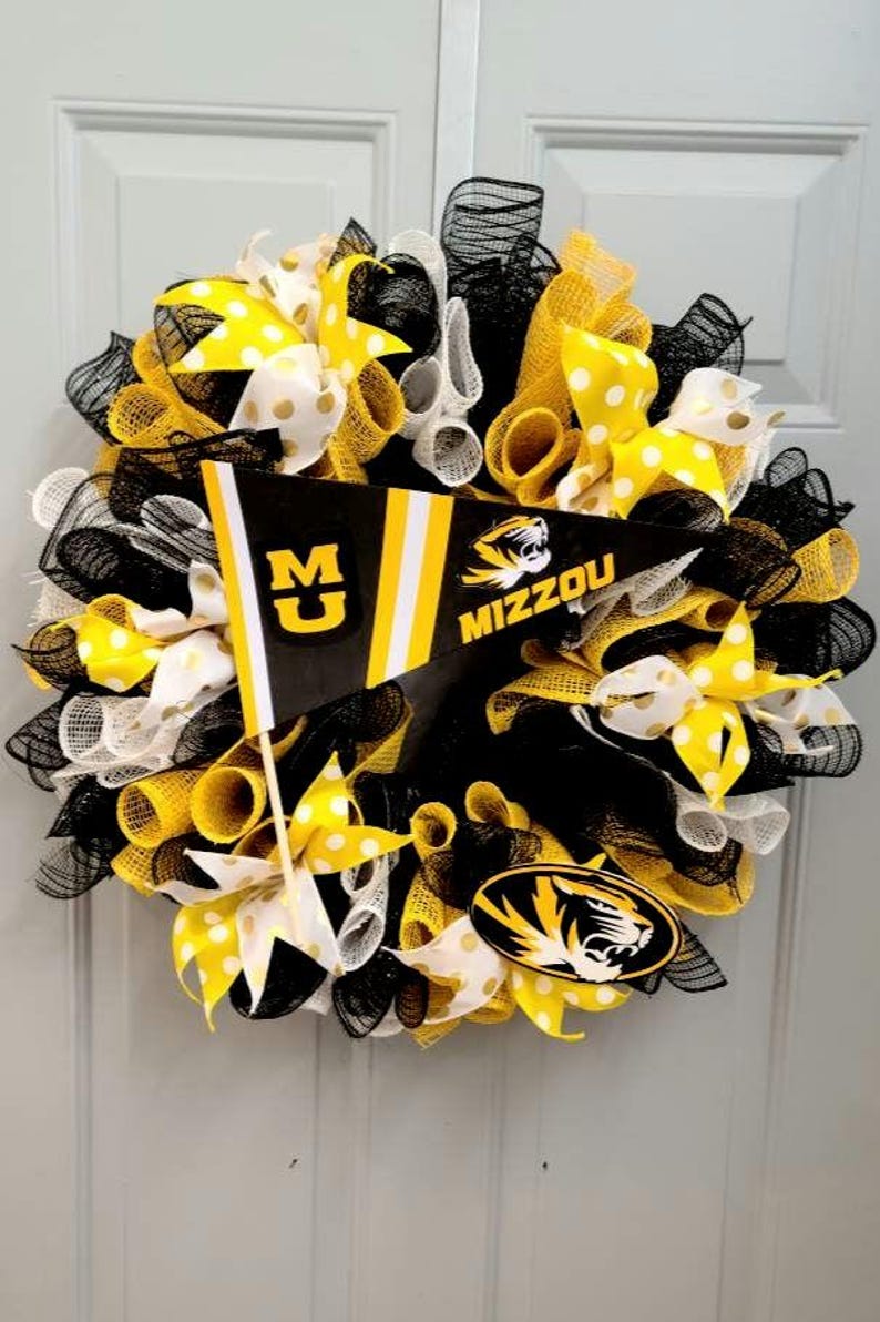 Mizzou Wreath - Etsy