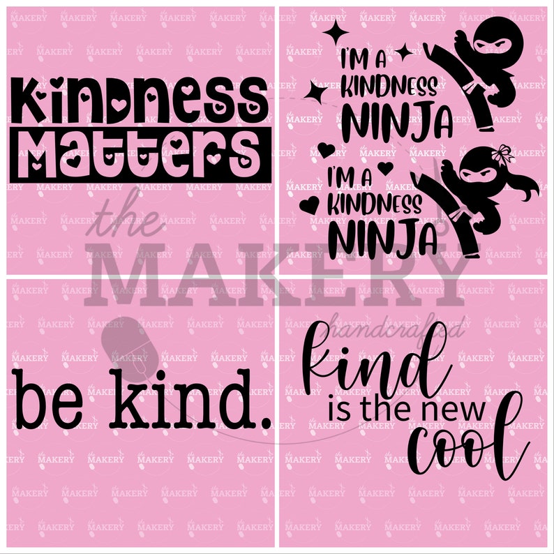 Pink Shirt Day SVG Files, Kindness, Cricut Files, Cut File, Design ...