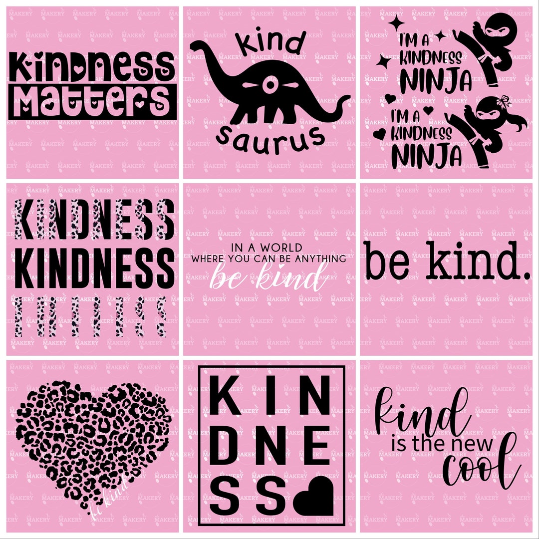 Pink Shirt Day SVG Files, Kindness, Cricut Files, Cut File, Design ...
