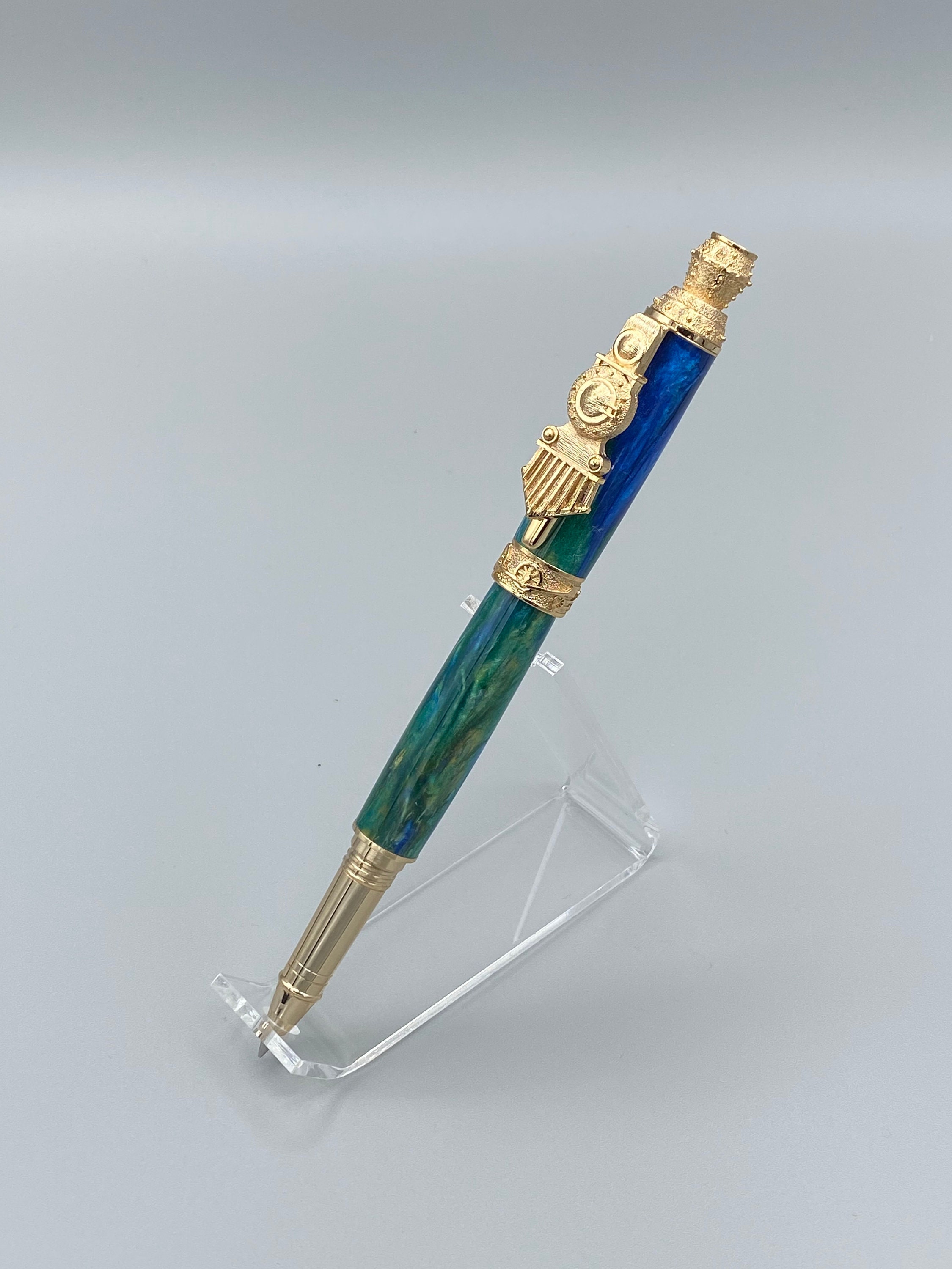 Train Motif Pen for a True Railroad Enthusiast - Etsy