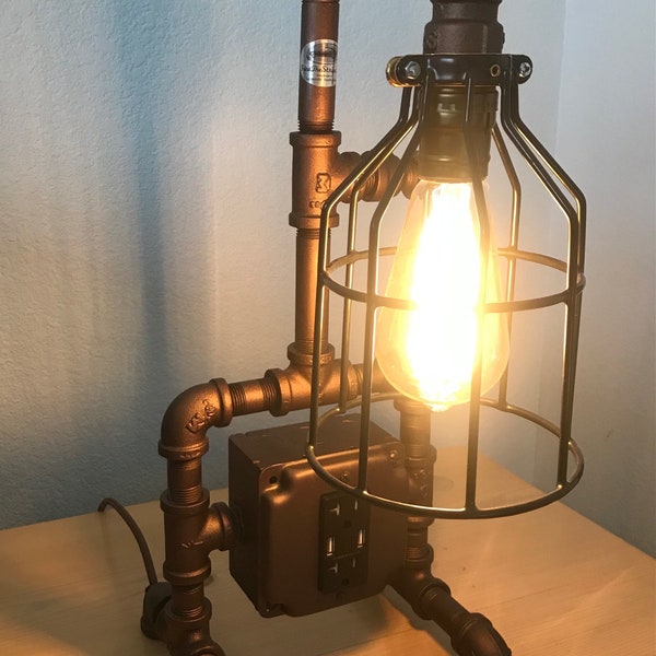 Pipe Lamp - Etsy