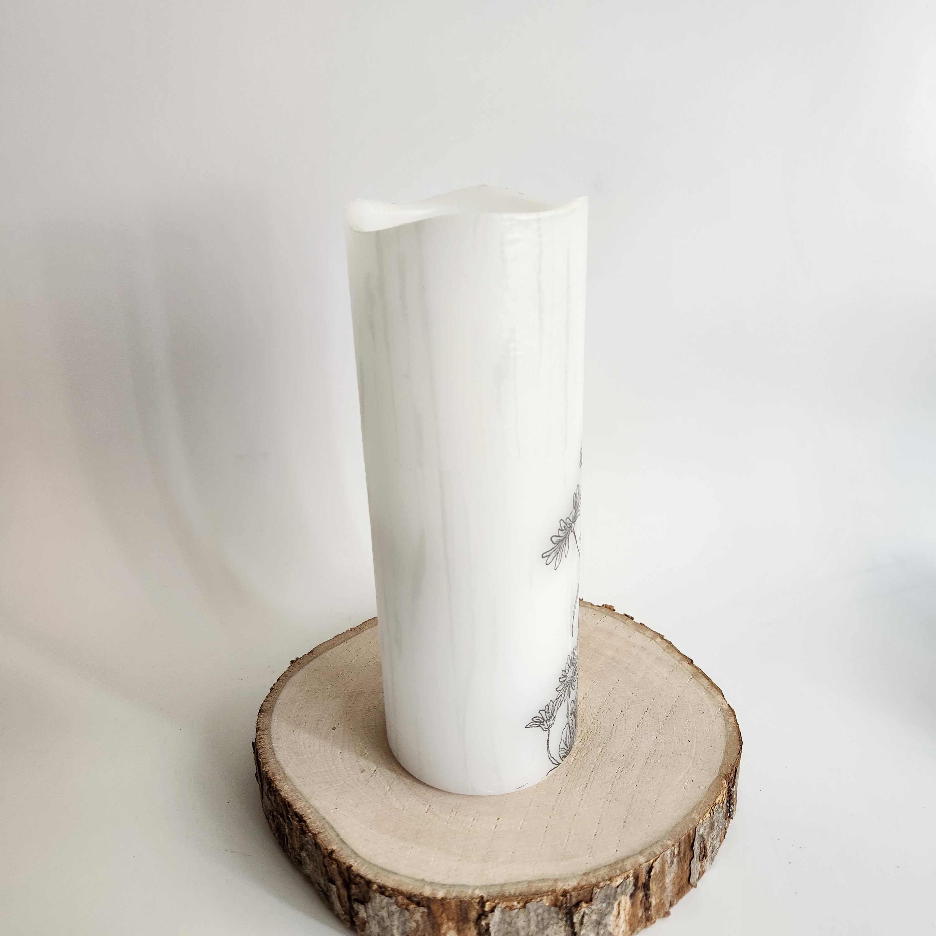 Easter Bunny Rabbit LED Flameless Wax Pillar Candle - Etsy