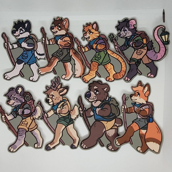 Furry Sticker Packs - Etsy