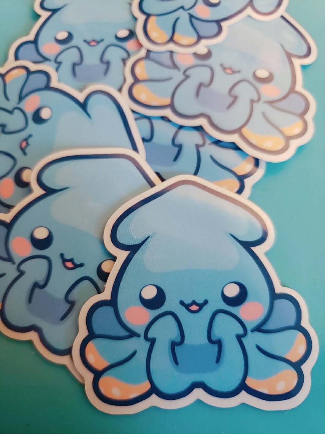 Squid Friend - STICKER - Etsy
