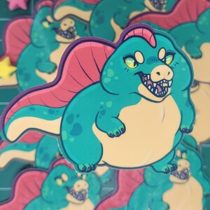 CHONKY Spinosaurus - STICKER - Etsy