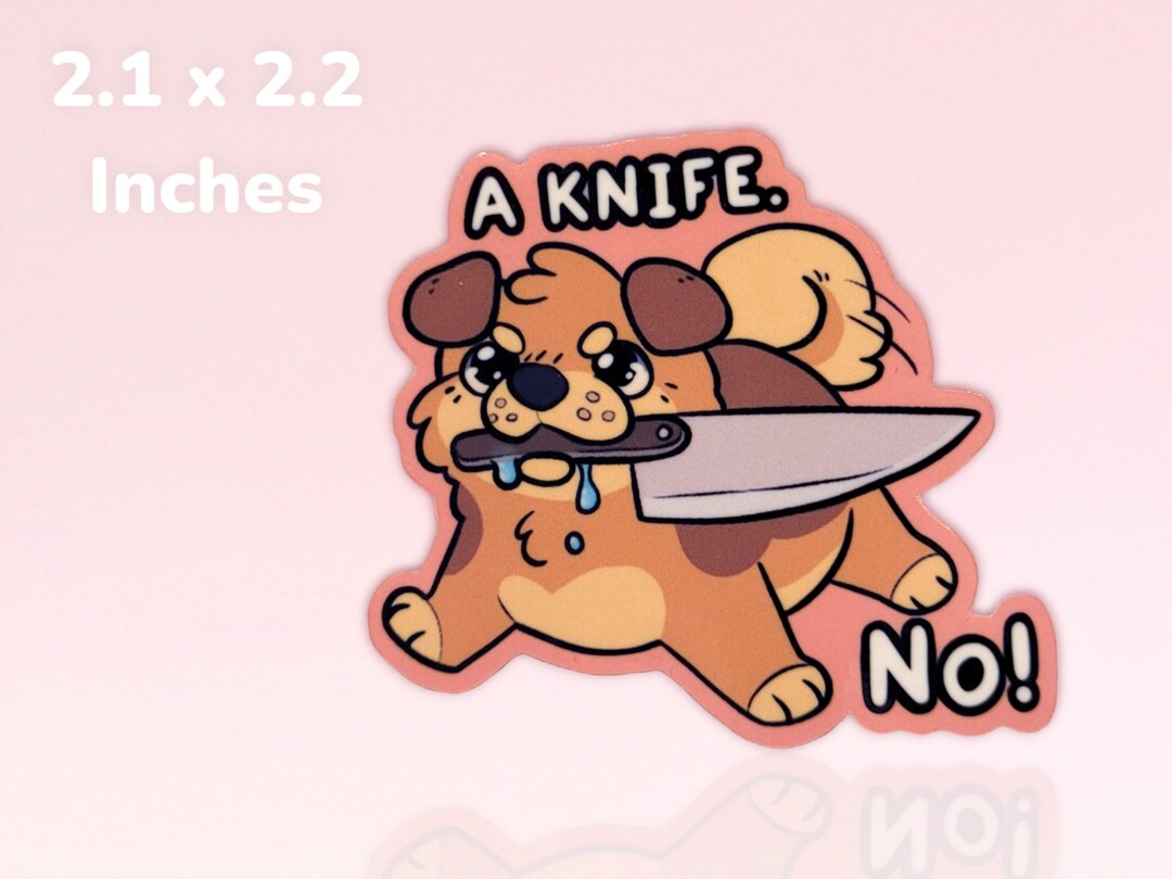 A Knife STICKER - Etsy