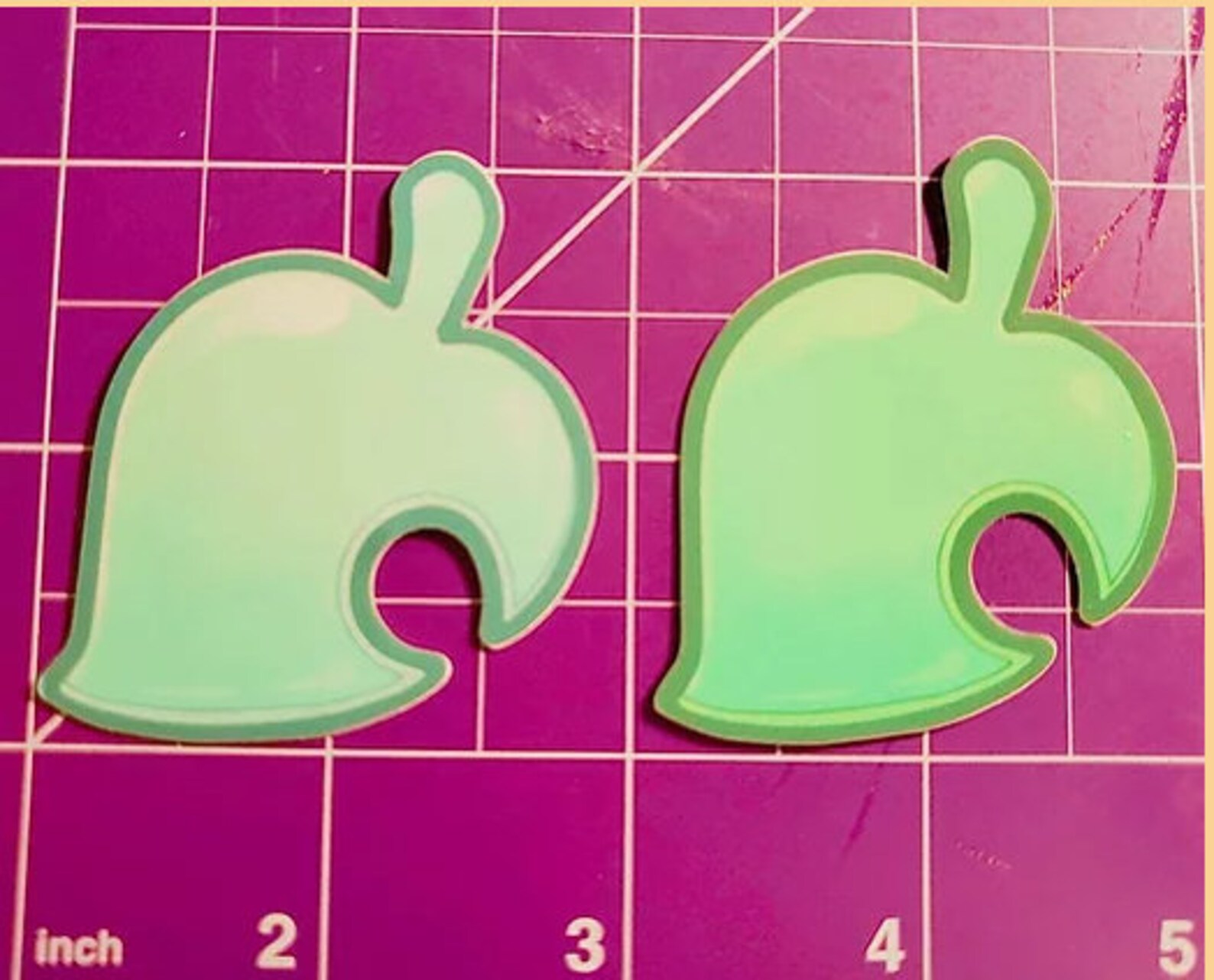 ACNH Leaf STICKER | Etsy